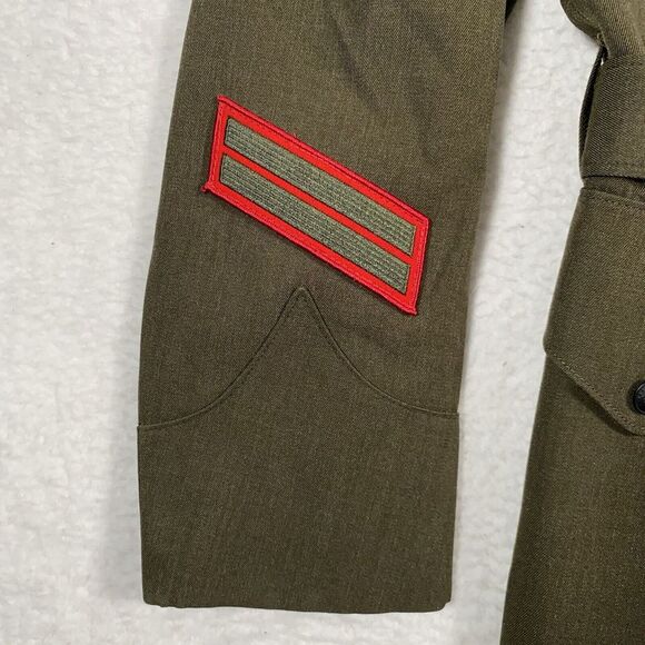 Jackets & Coats | Vintage Us Marines Jacket Size 37s Green Usmc ...